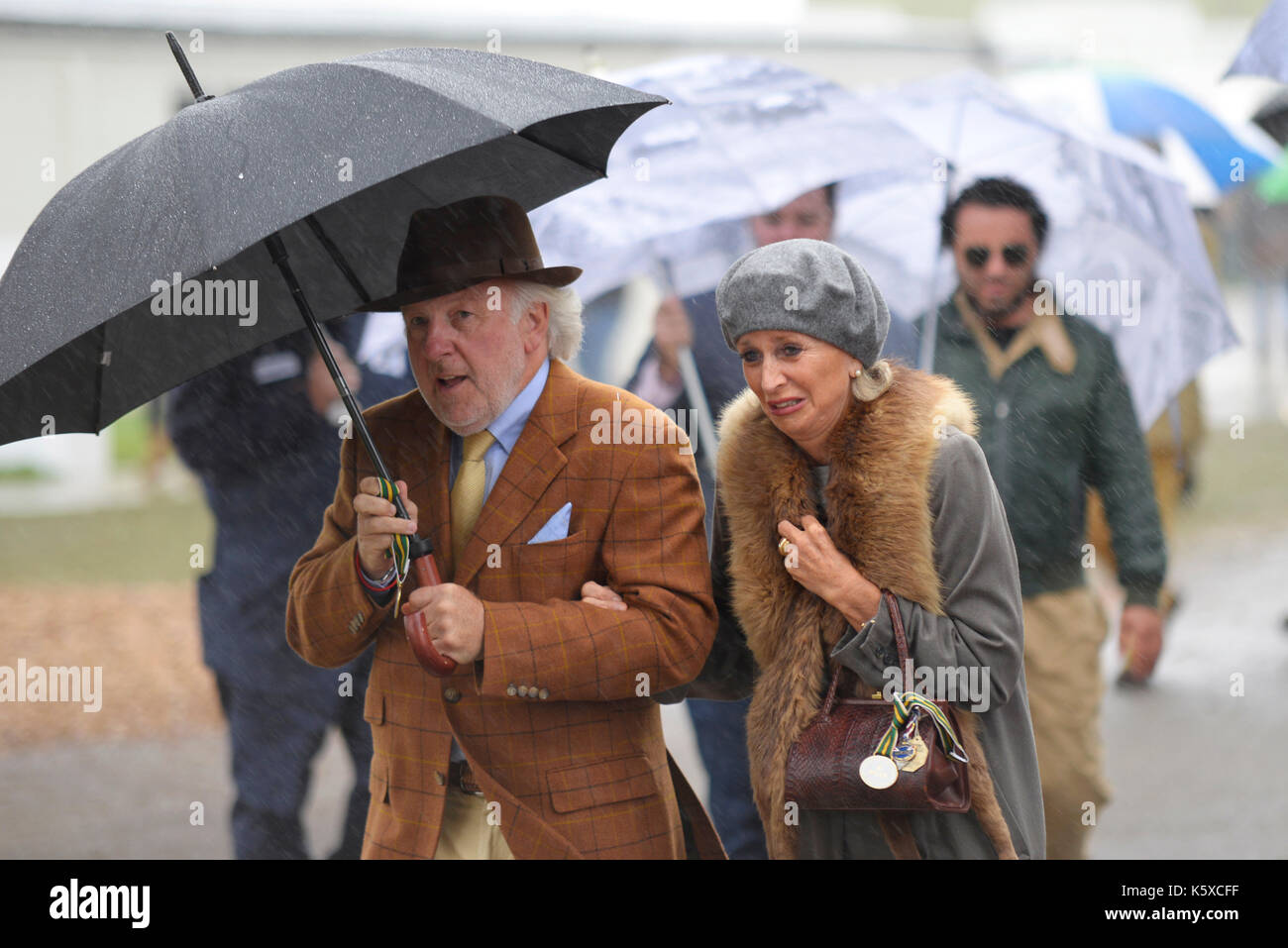David Richards CBE of Prodrive and wife Karen at the Goodwood Revival ...