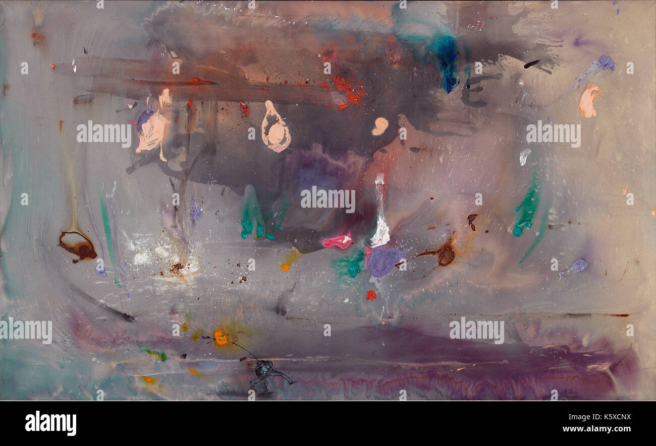 Helen frankenthaler grey fireworks hi-res stock photography and images ...