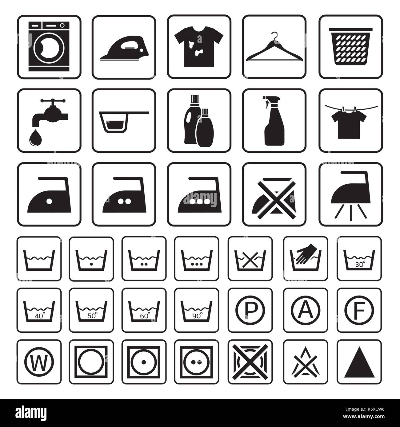 laundry and washing icon Stock Vector Image & Art - Alamy