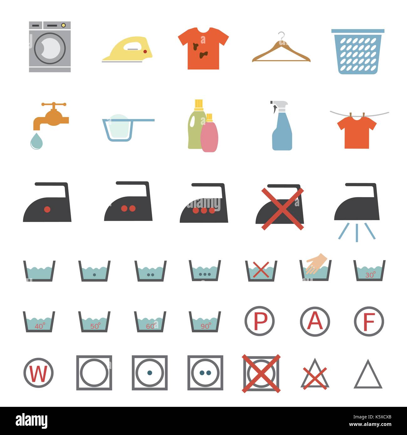 laundry and washing icon Stock Vector Image & Art - Alamy