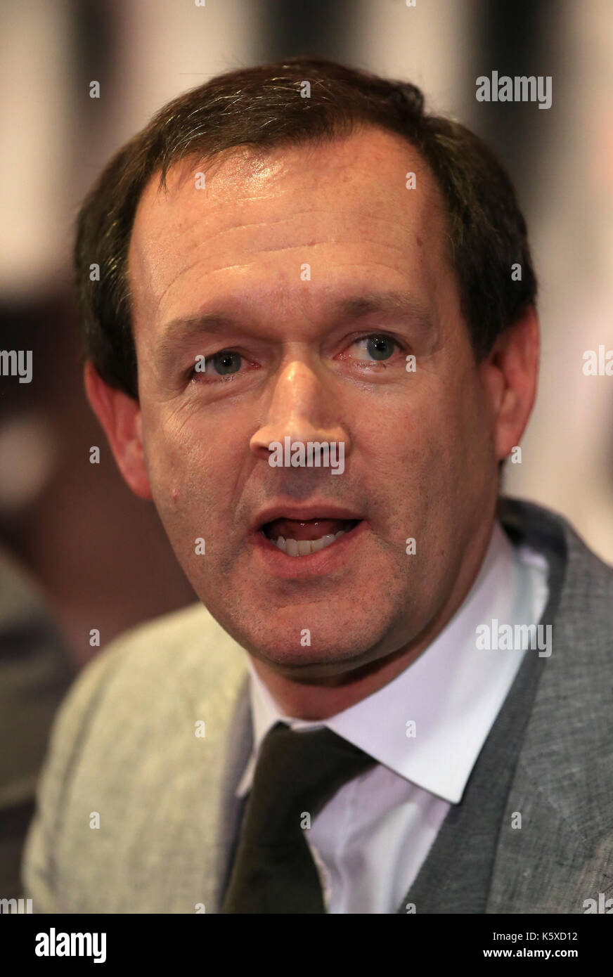 Sky sports head of boxing Adam Smith during the press conference at the ...