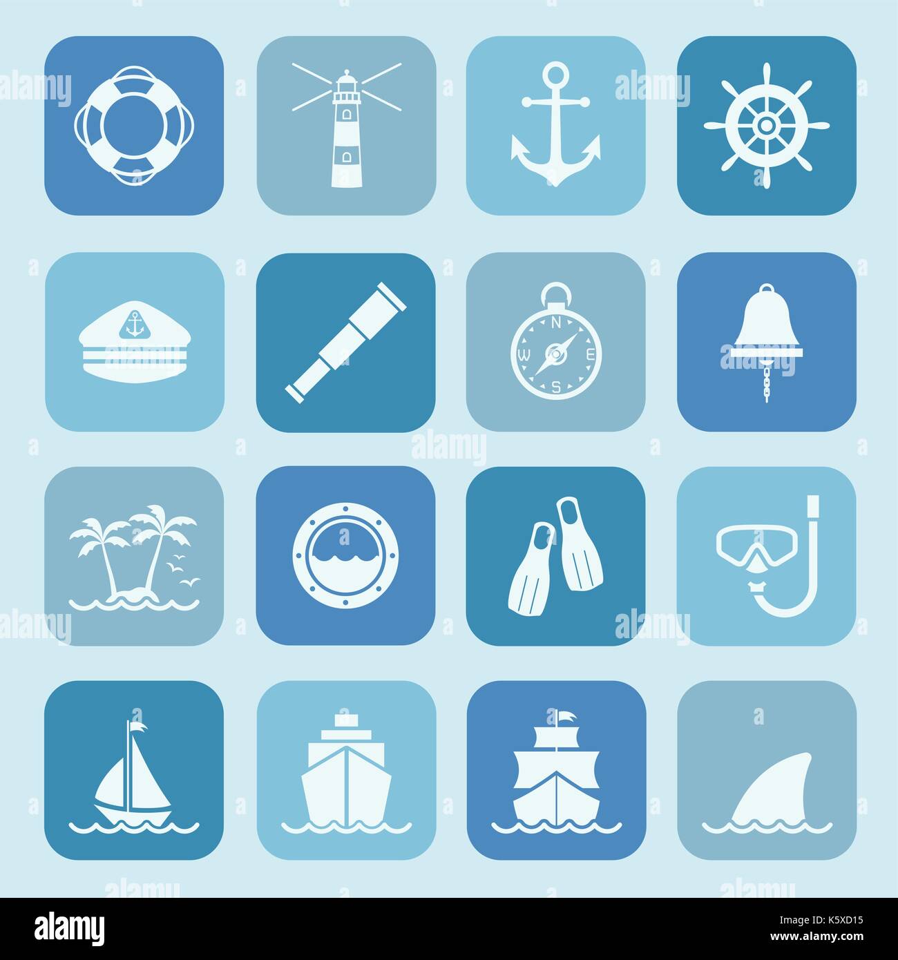 Marine and nautical icon Stock Vector Image & Art - Alamy