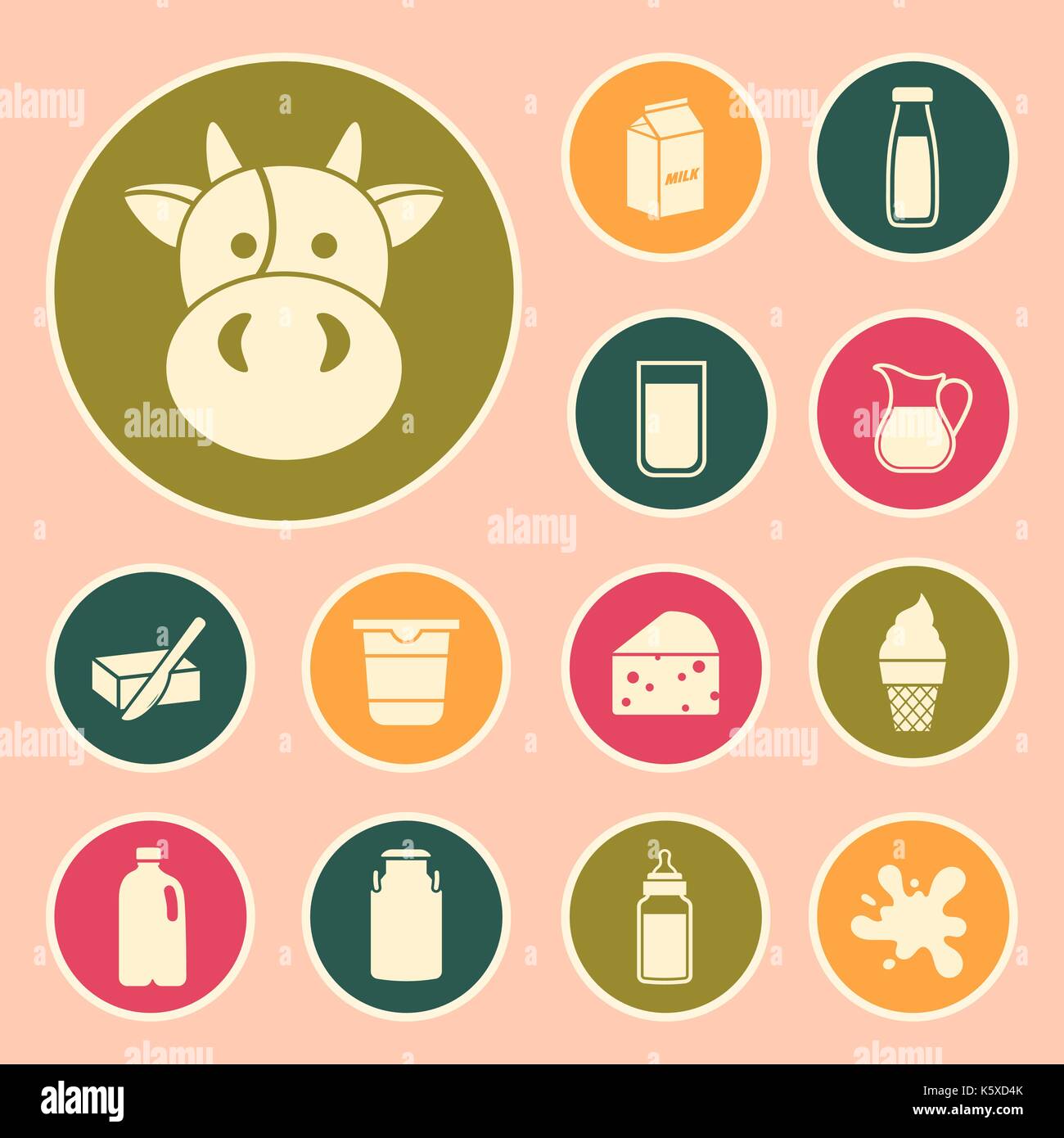 Baby milk carton Stock Vector Images - Alamy