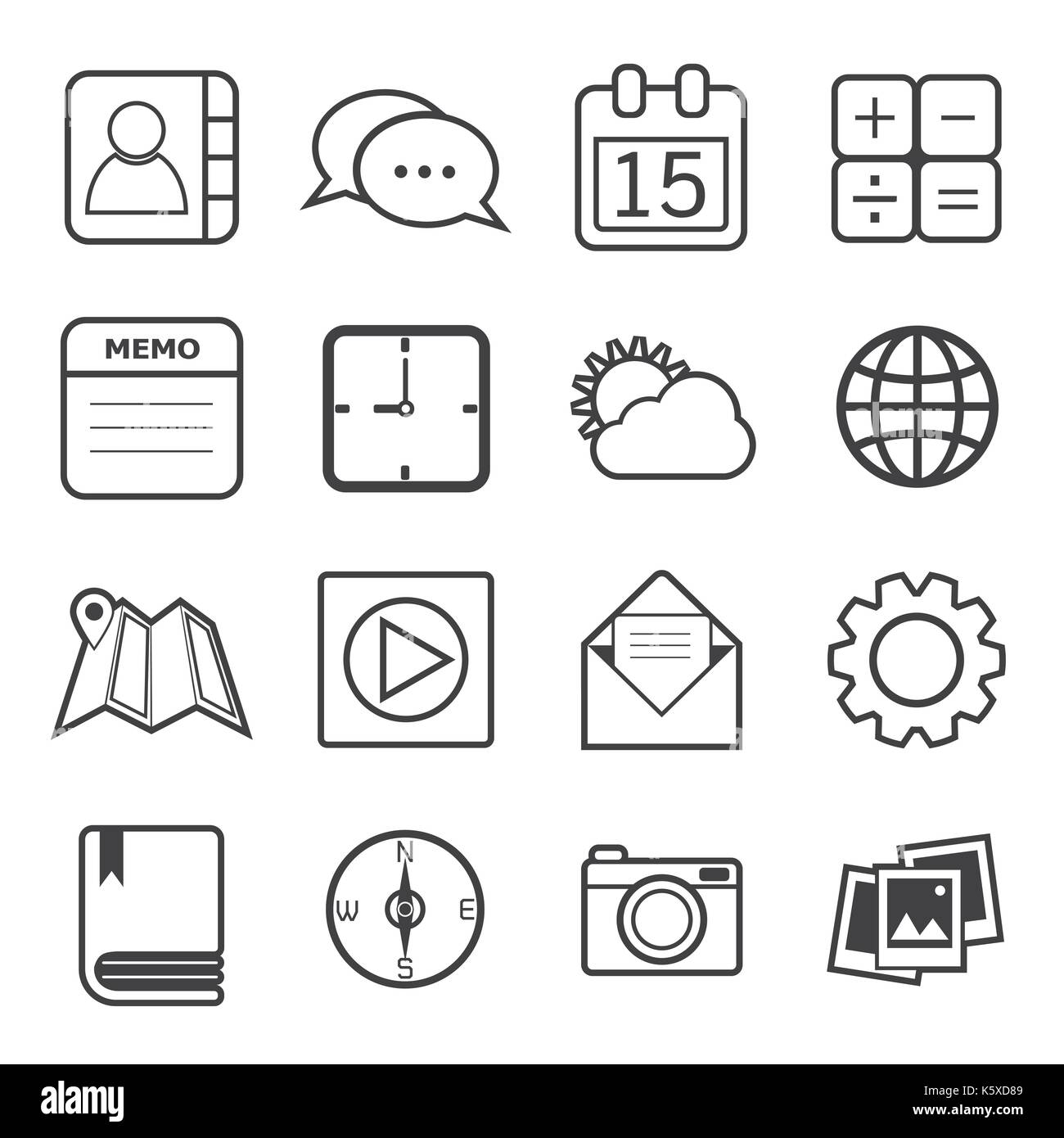 Email application Black and White Stock Photos & Images - Alamy