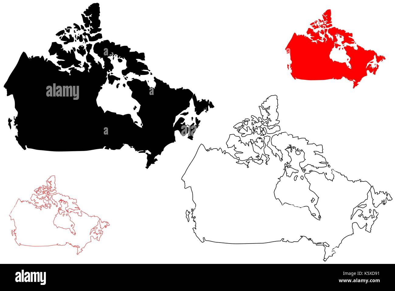 Canadian frontier Stock Vector Images - Alamy