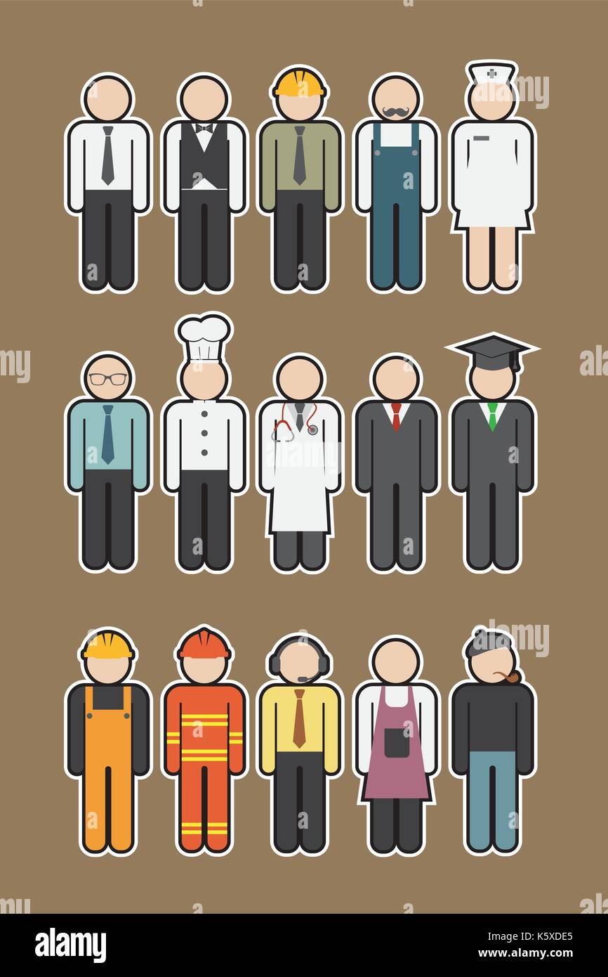 Occupation icon hi-res stock photography and images - Alamy