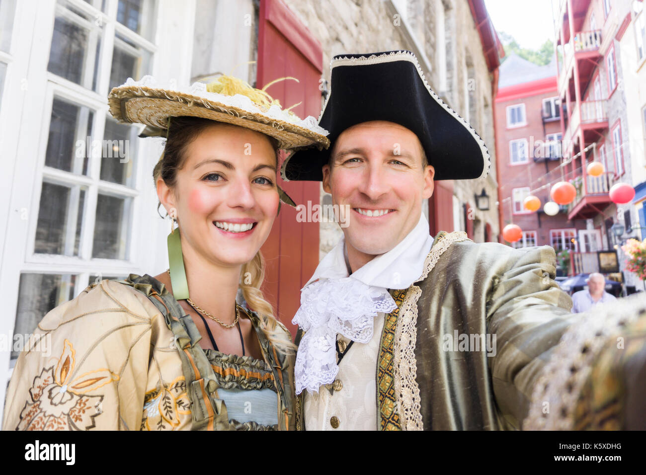 Historical couple long dress romantic hi-res stock photography and ...