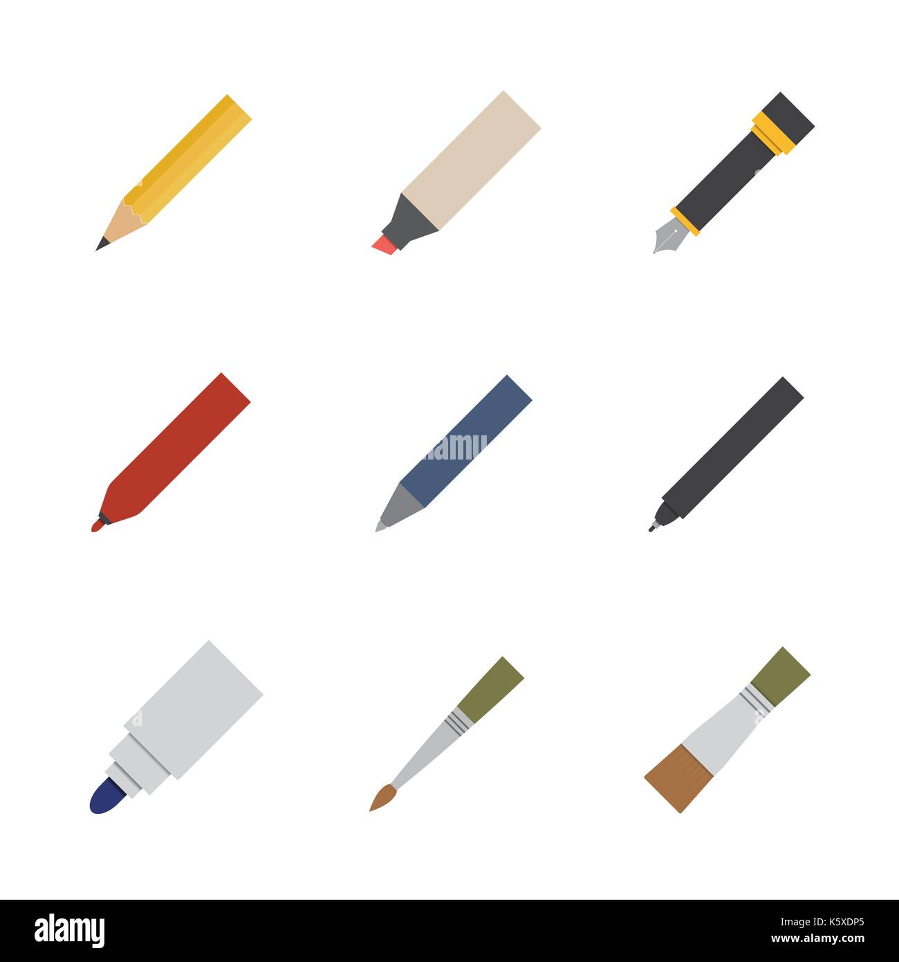 Writing tool Stock Vector Images - Alamy