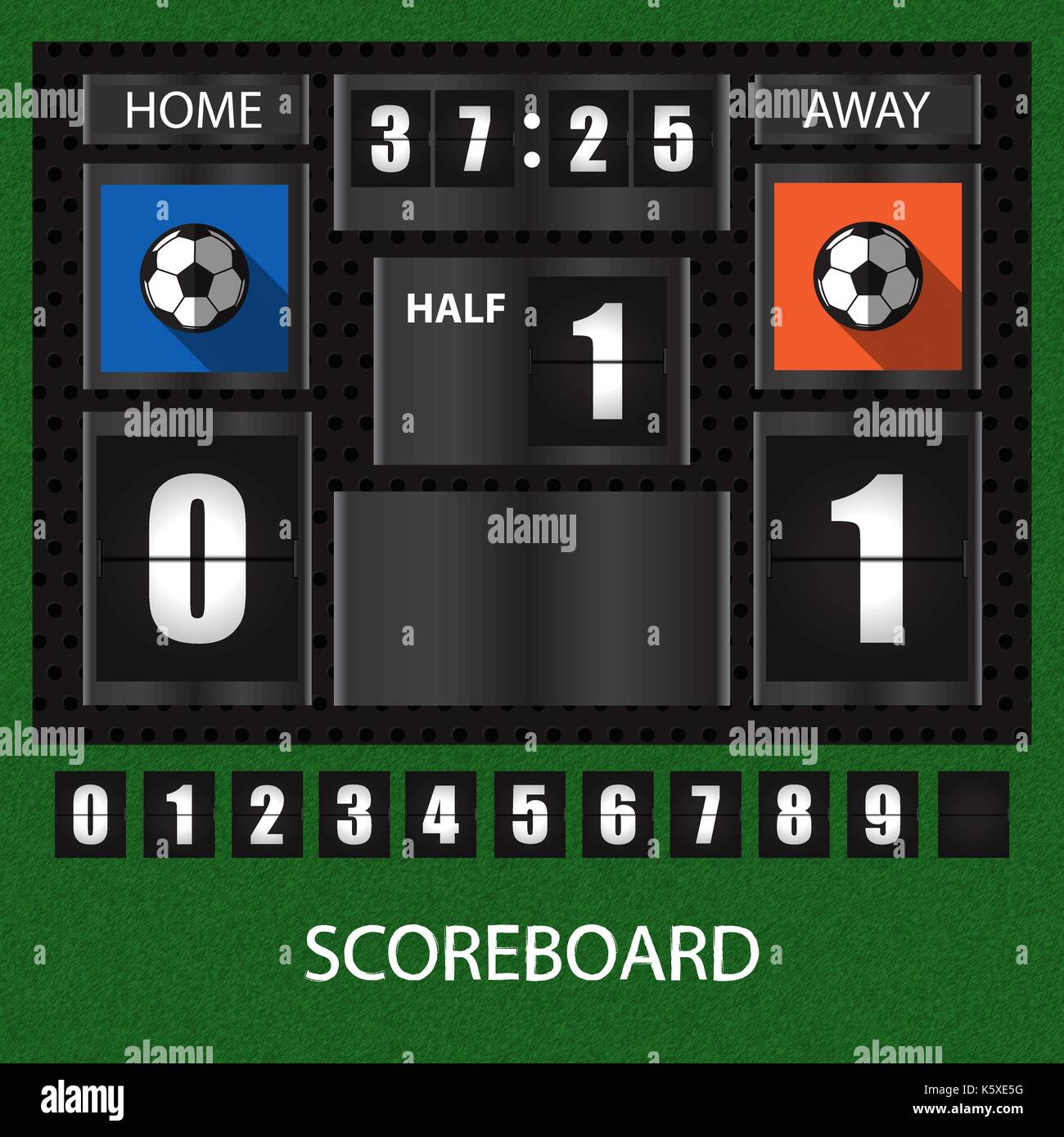 Sports timer vector vectors hi-res stock photography and images - Alamy