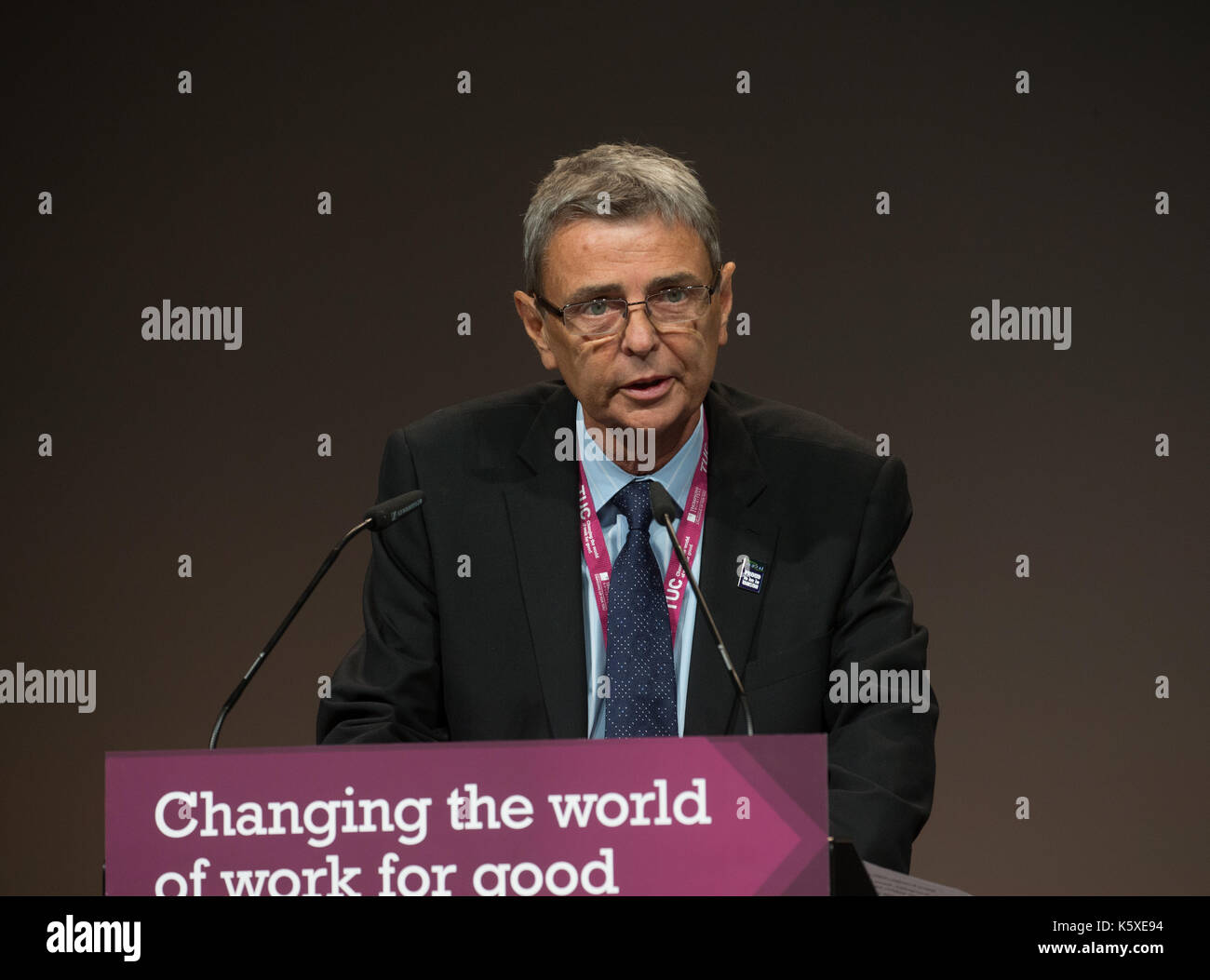 Dave prentis the general secretary of unison hi-res stock photography ...