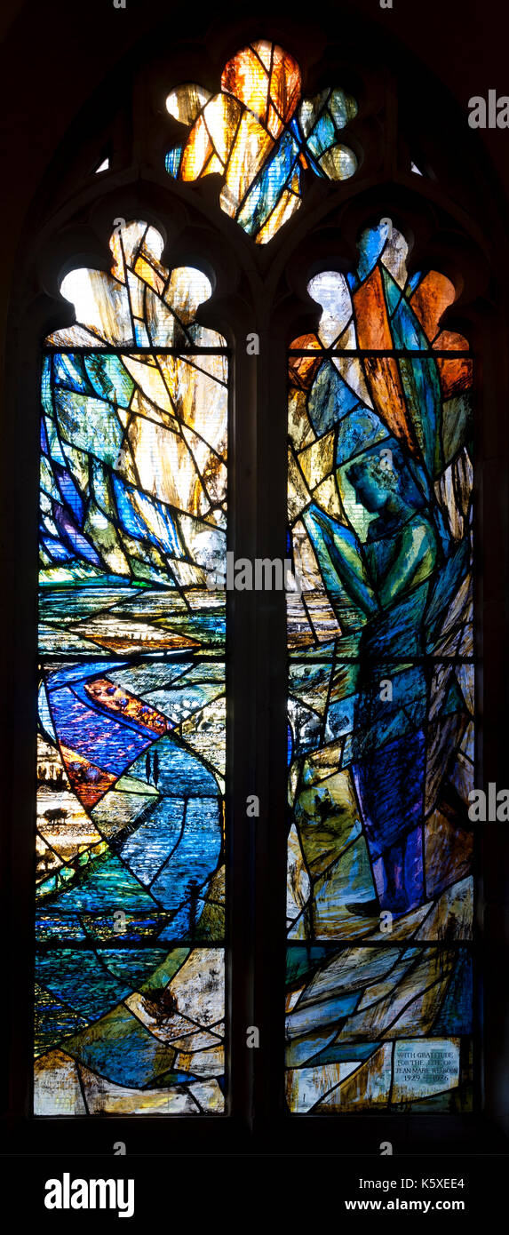 Tom Denny stained glass window, St. Michael and All Angels Church ...