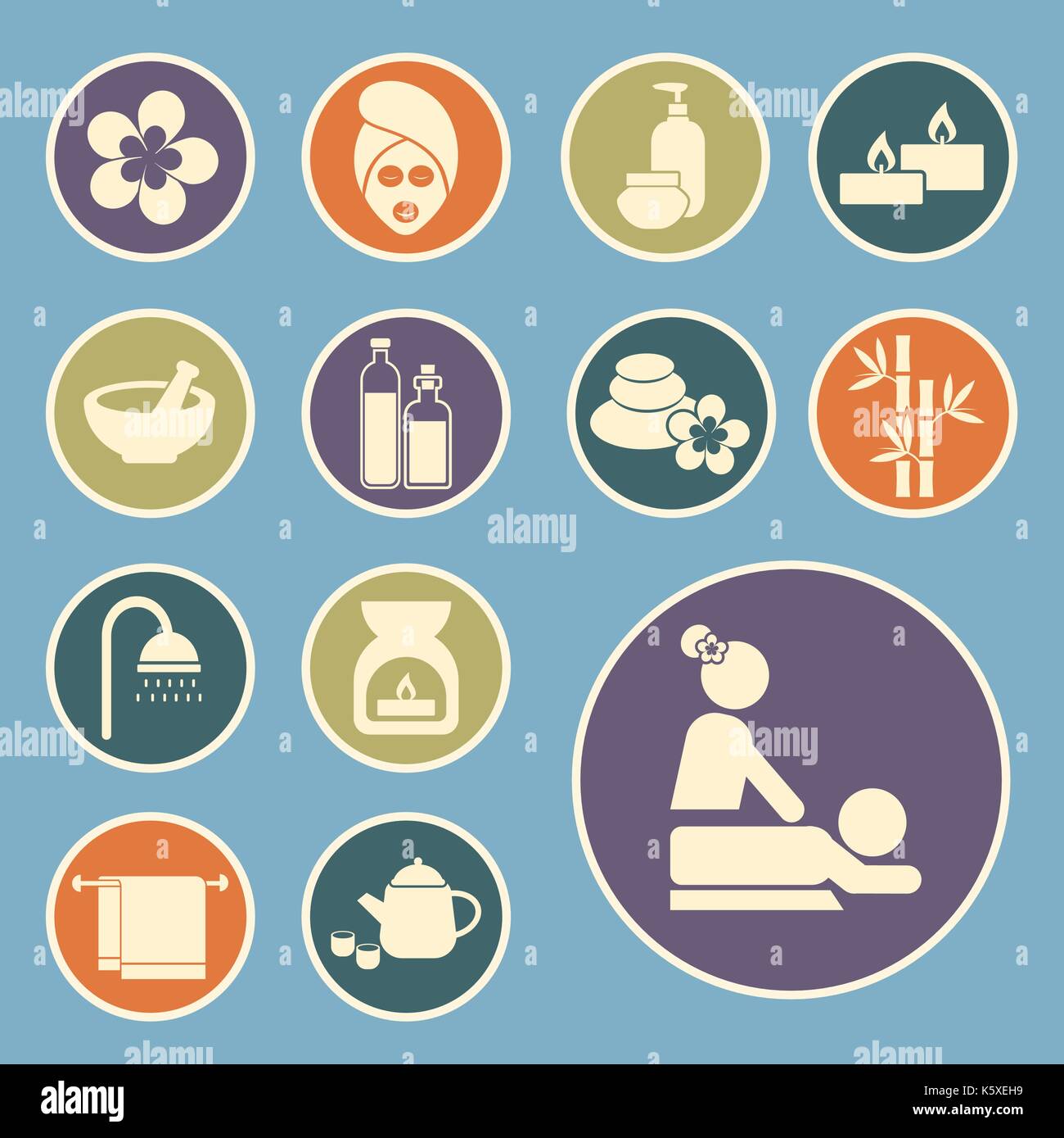 Pure relaxation Stock Vector Images - Alamy