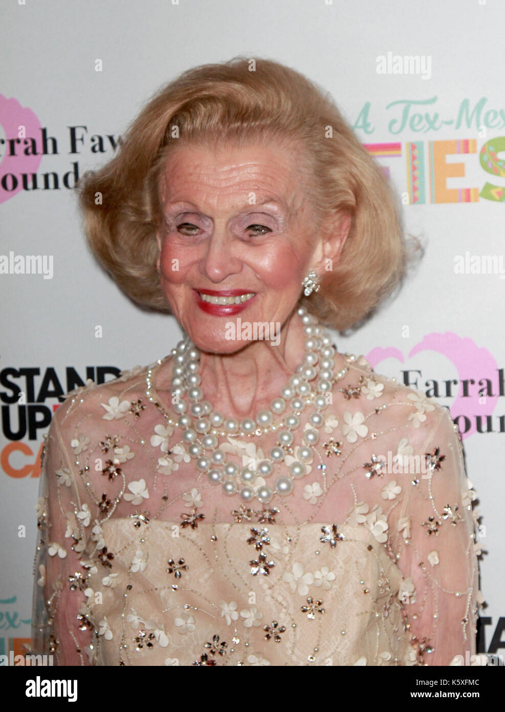9 September 2017 - Barbara Davis attends Farrah Fawcett Foundation's ...
