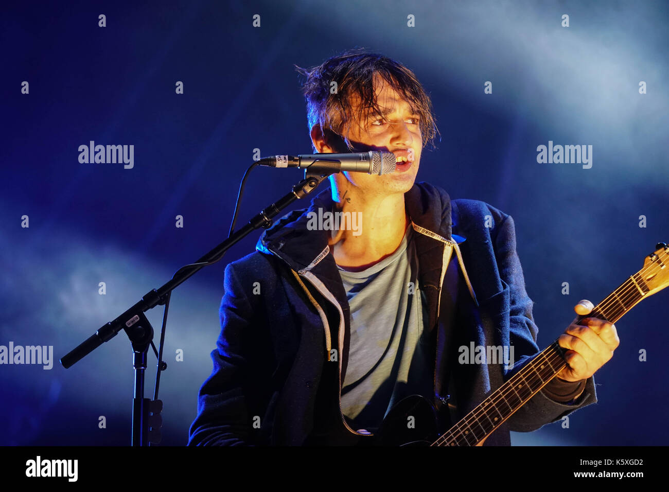 Pete Doherty of The Libertines performing live on the Main Stage at the 2017 OnBlackheath ...
