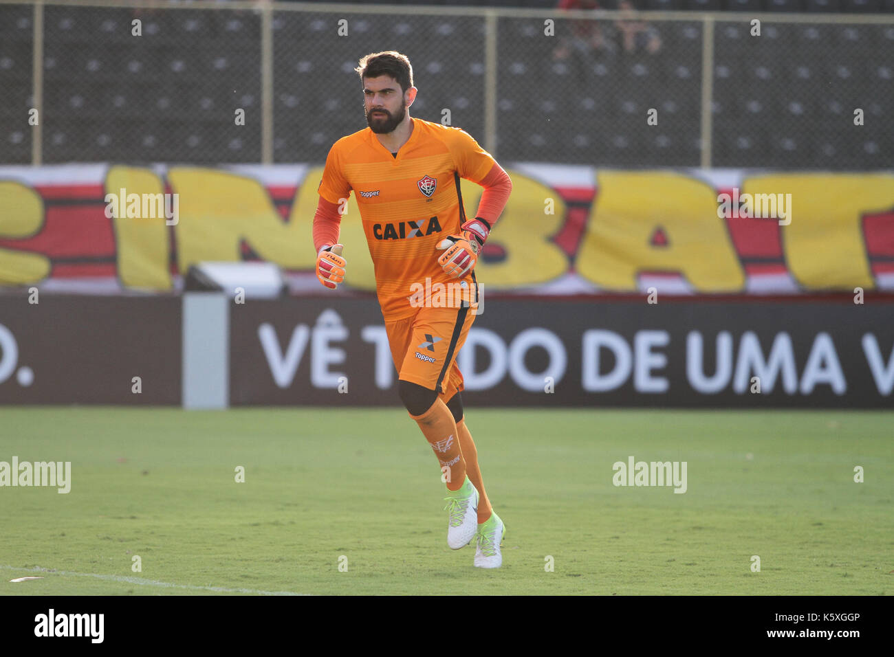Salvador, Brazil. 10th Sep, 2017. Fernando Miguel goalkeeper of Vitoria ...