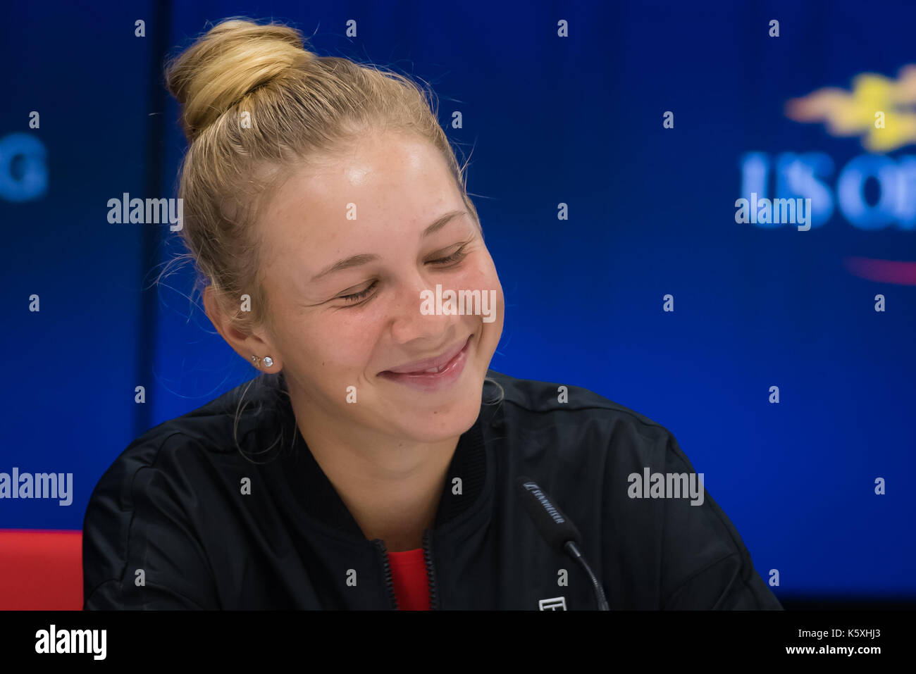 New York City, United States. 10 September, 2017. Amanda Anisimova of ...