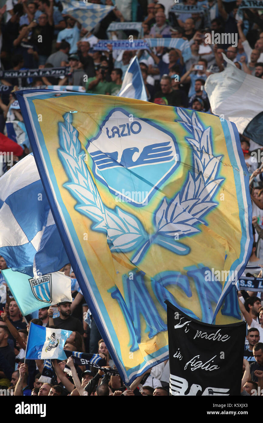 Lazio supporters flag hi-res stock photography and images - Alamy