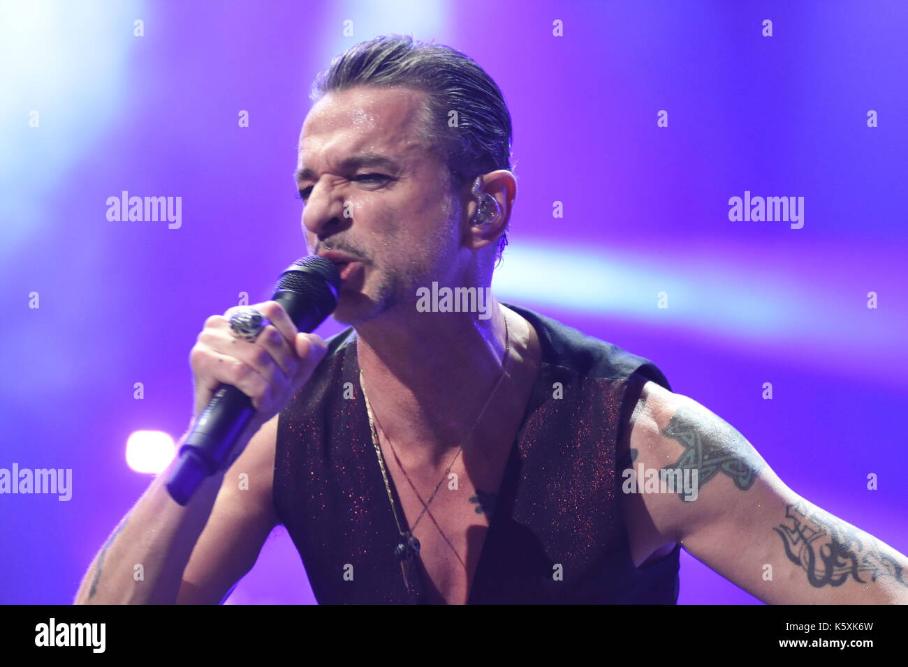 New York, New York, USA. 09th Sep, 2017. DAVE GAHAN and Depeche Mode ...