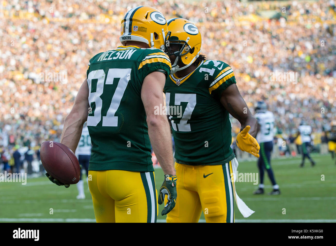 Green Bay, WI, USA. 10th Sep, 2017. Green Bay Packers wide receiver ...