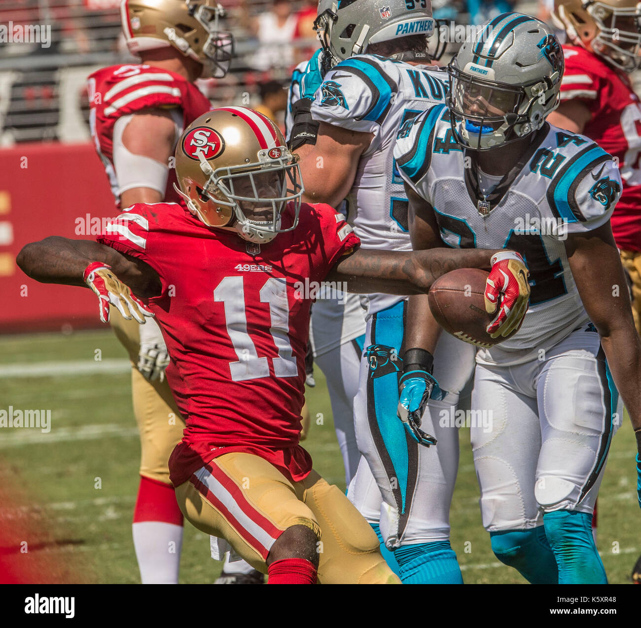 Santa Clara, California, USA. 10th Sep, 2017. San Francisco 49ers wide ...