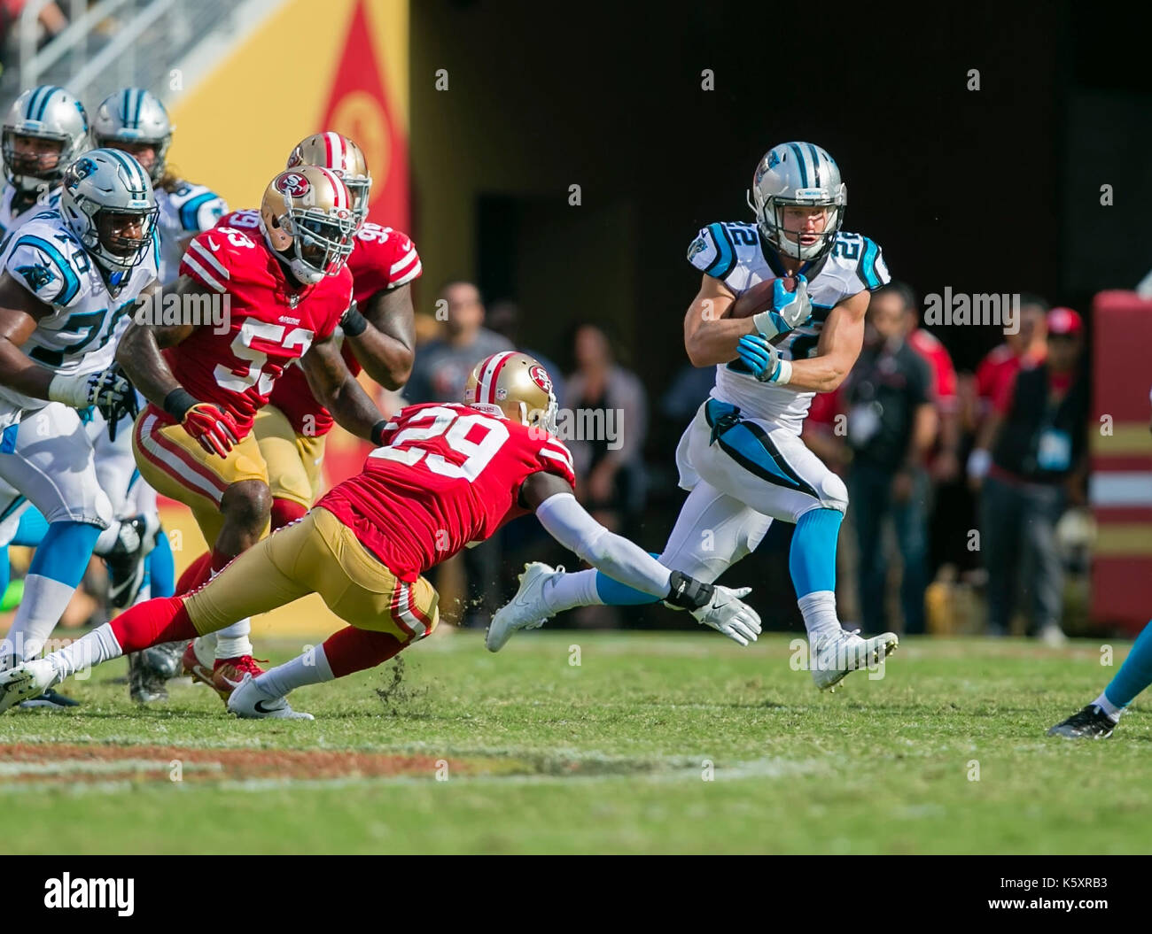 Christian mccaffrey 49ers hi-res stock photography and images - Alamy