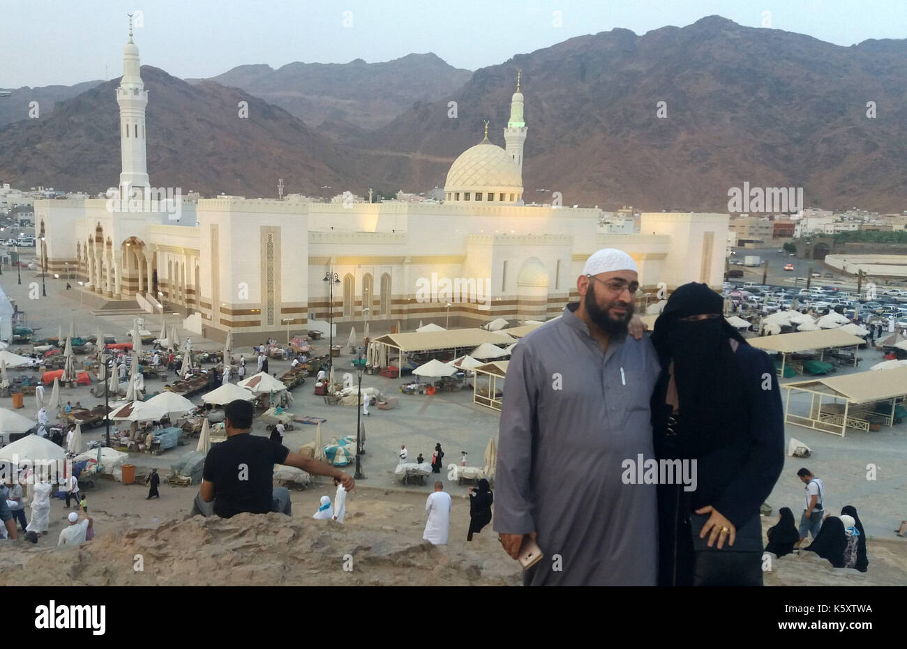 Medina, Medina, Saudi Arabia. 9th Sep, 2017. Muslim pilgrims visit the ...