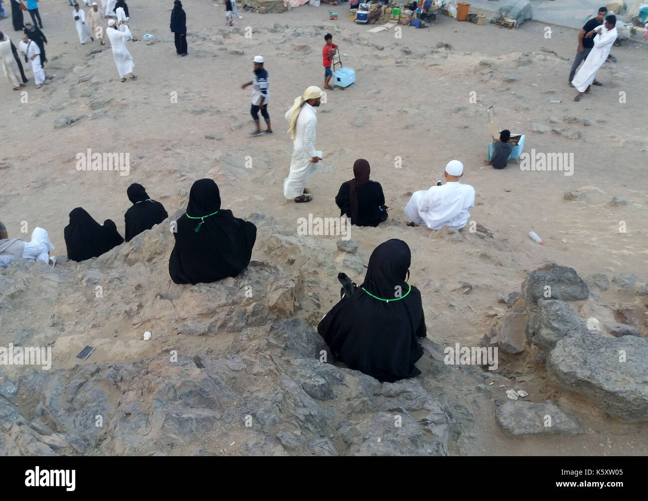Medina, Medina, Saudi Arabia. 9th Sep, 2017. Muslim pilgrims visit the ...