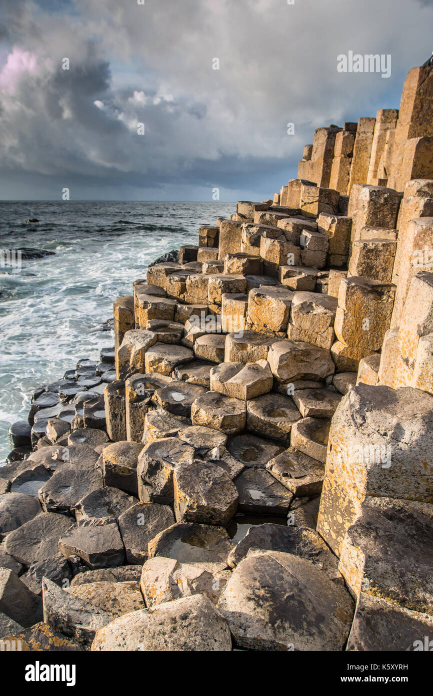 The Giants causeway in Northern Ireland Stock Photo - Alamy