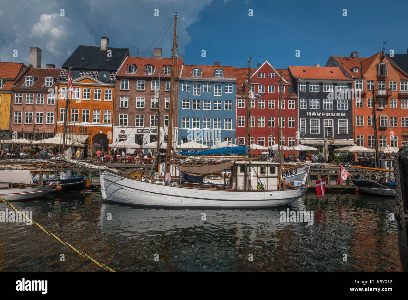 Copenhagen port Denmark Stock Photo - Alamy