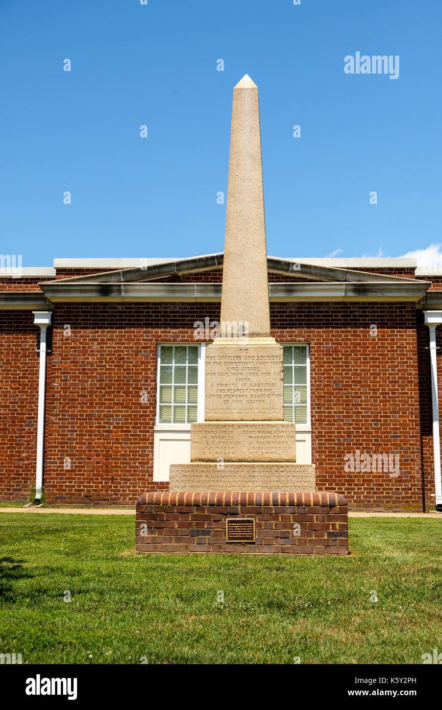 Confederate War Memorial, King George County Courthouse, 9383 Kings ... Confederate War Memorial, King George County Courthouse, 9383 Kings ...