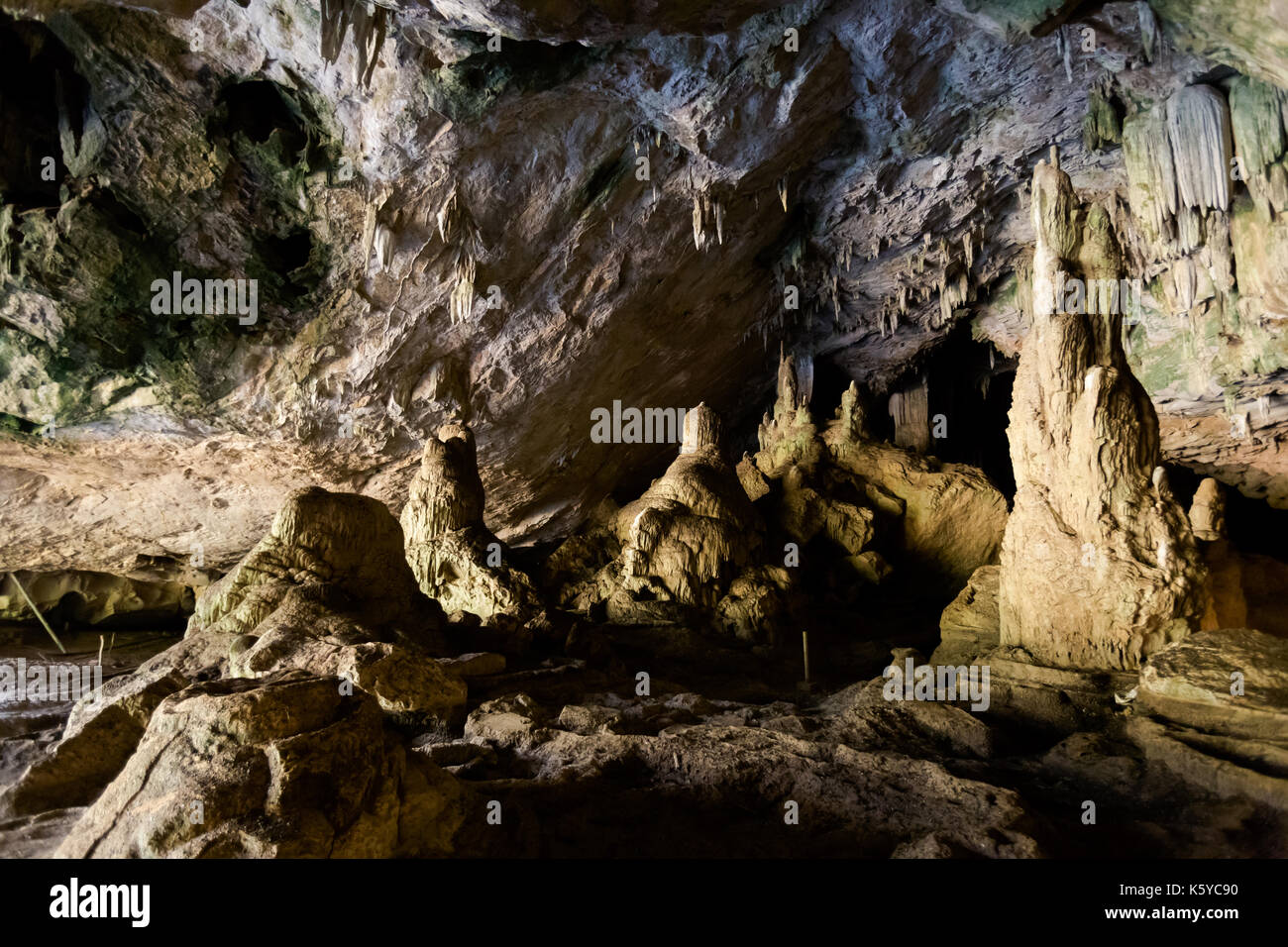 Beautiful Lod Cave in Soppong close to touristic Pai village full of ...