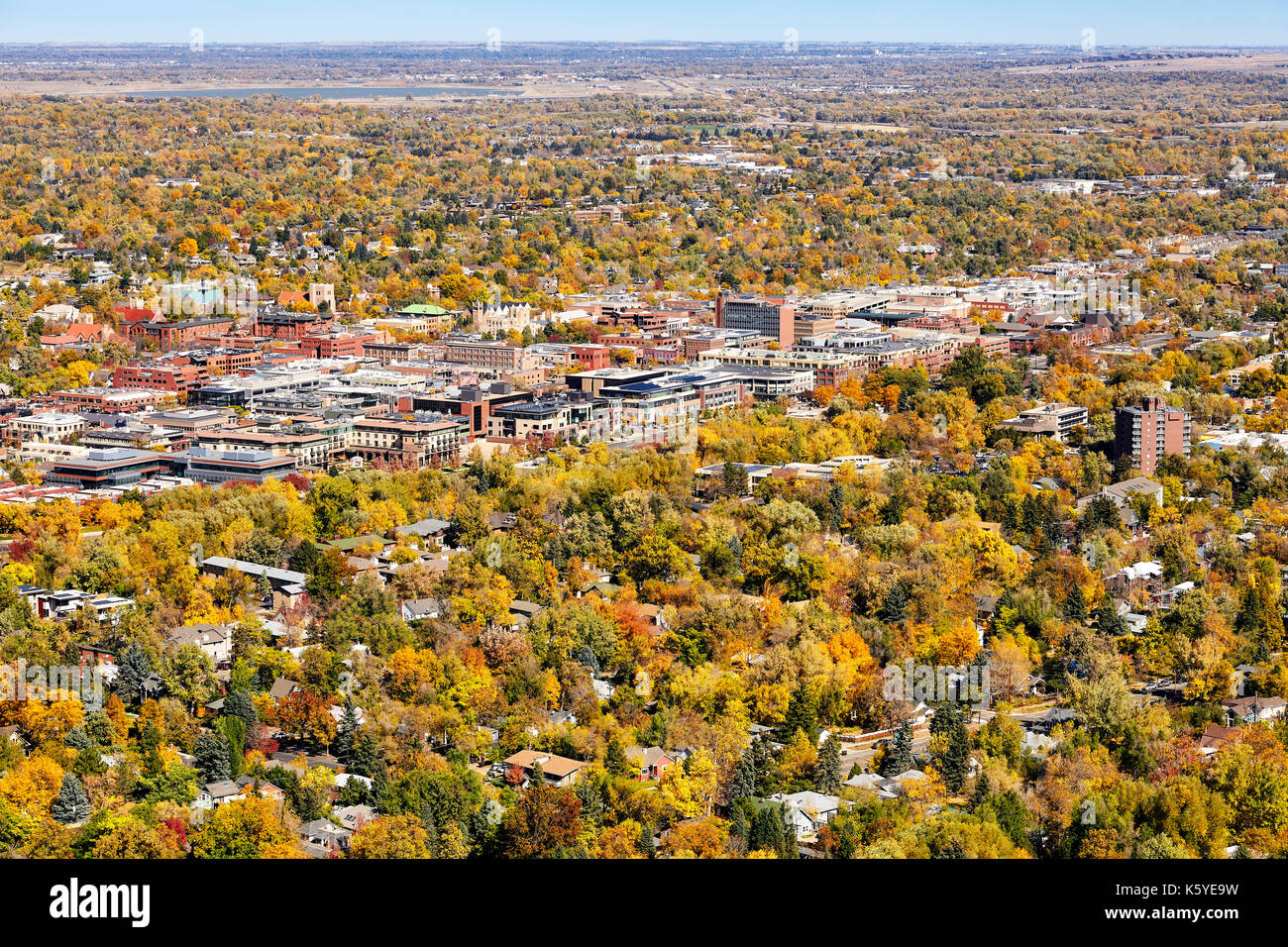 Boulder colorado aerial hi-res stock photography and images - Alamy