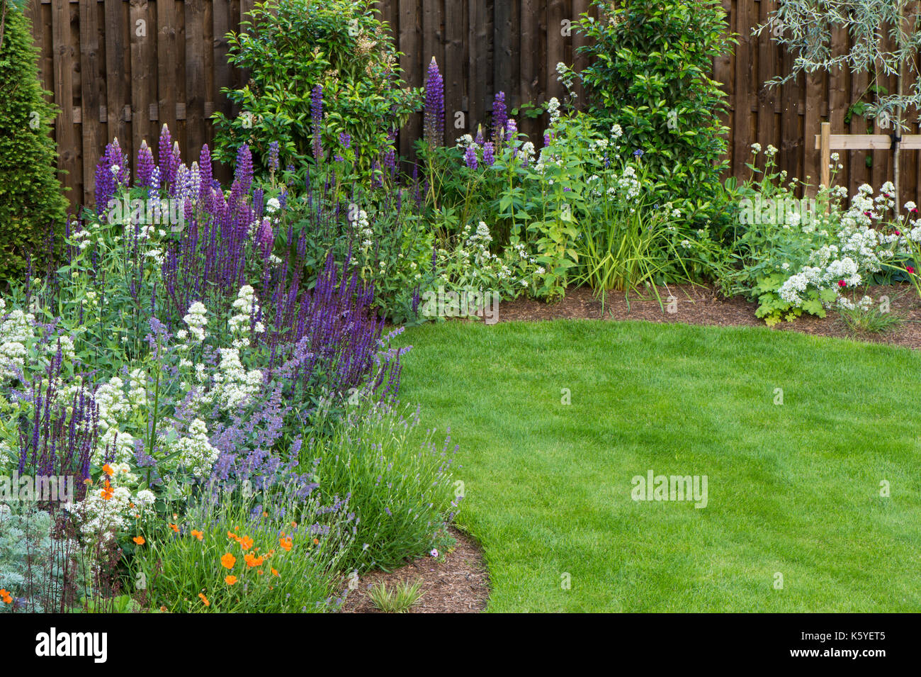 Beautiful, private, traditional, landscaped, country garden, West ...