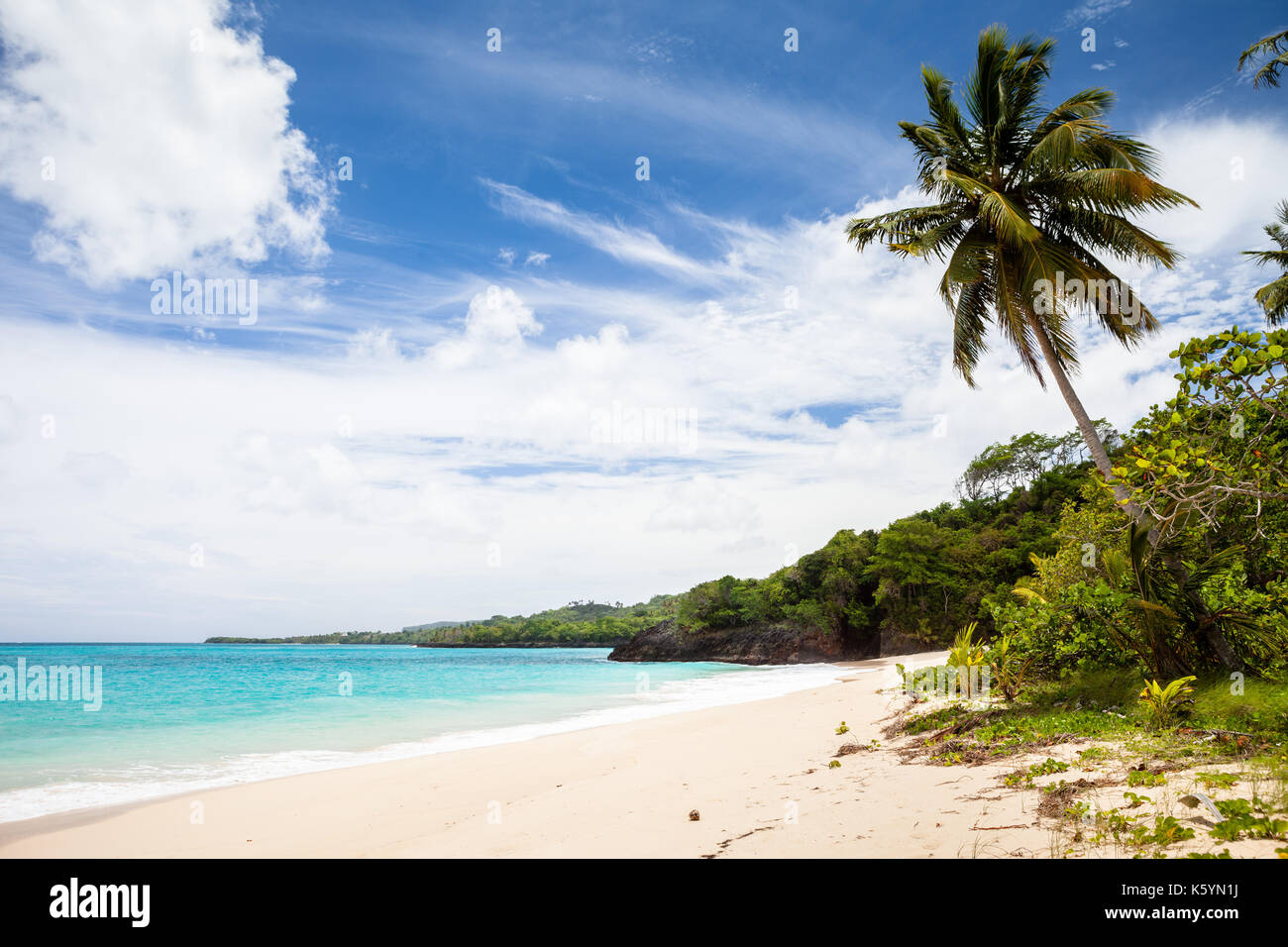 Playa Rincón in Samaná (Rincón beach Stock Photo - Alamy