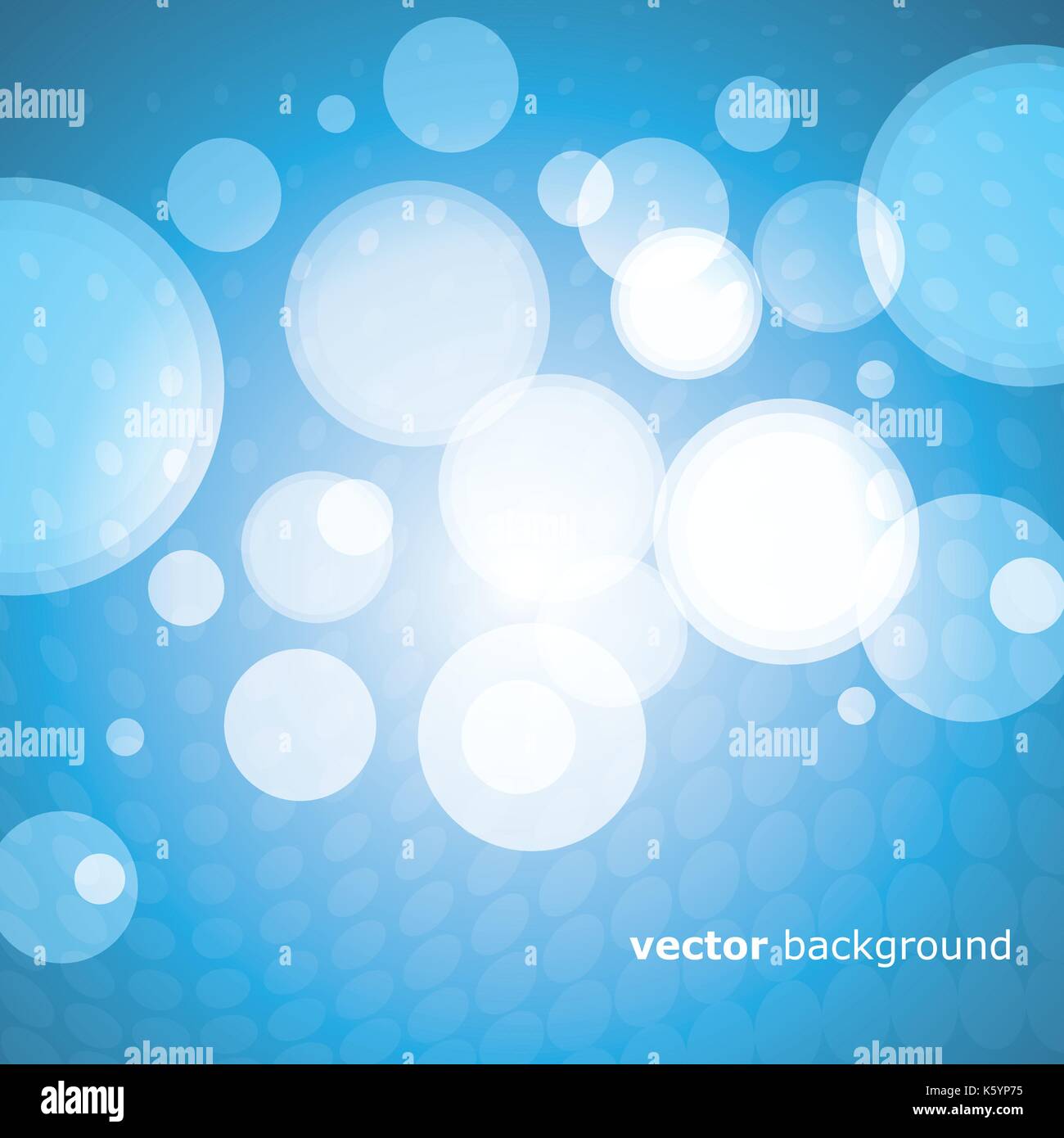 Blue Bubbles Vector Background Illustration Stock Vector Image & Art ...
