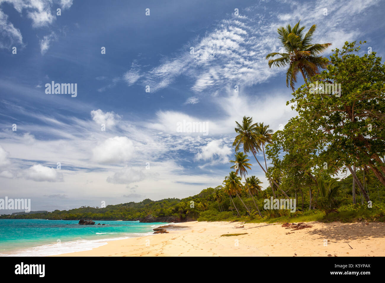 Playa Rincón in Samaná (Rincón beach Stock Photo - Alamy