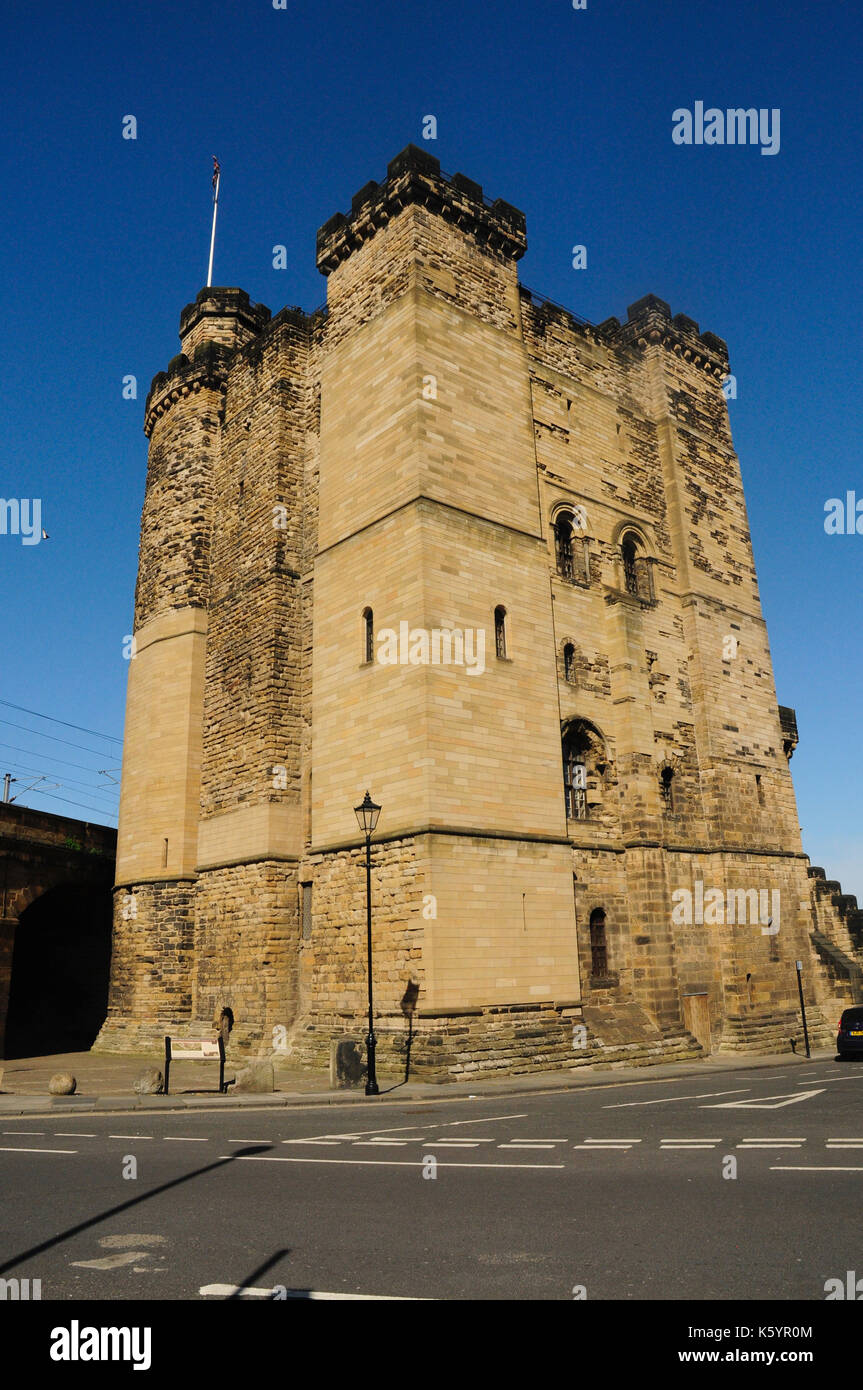 Newcastle upon tyne castle keep england north east england hi-res stock ...