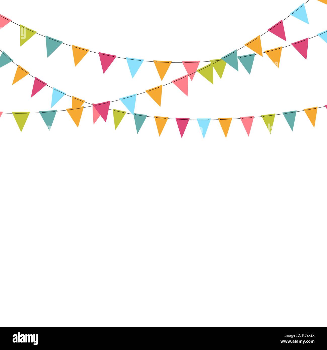 Party Background with Flags Vector Illustration Stock Vector Image ...