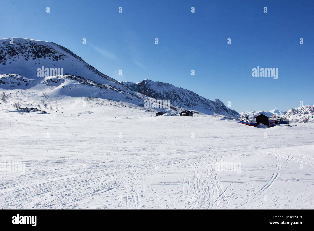 Winter in Jotunheimen National Park in Norway Stock Photo - Alamy