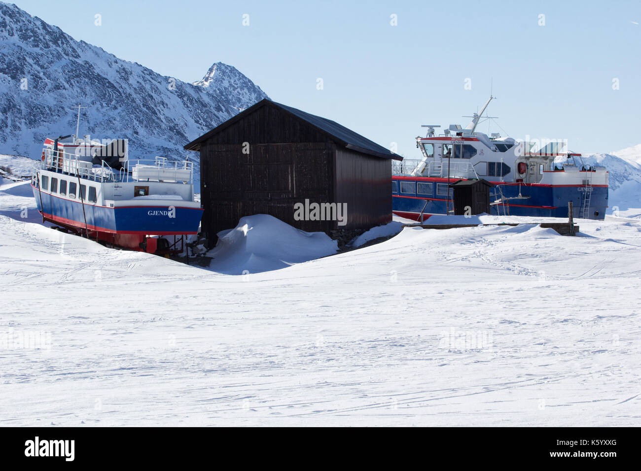 Winter in Jotunheimen National Park in Norway Stock Photo - Alamy