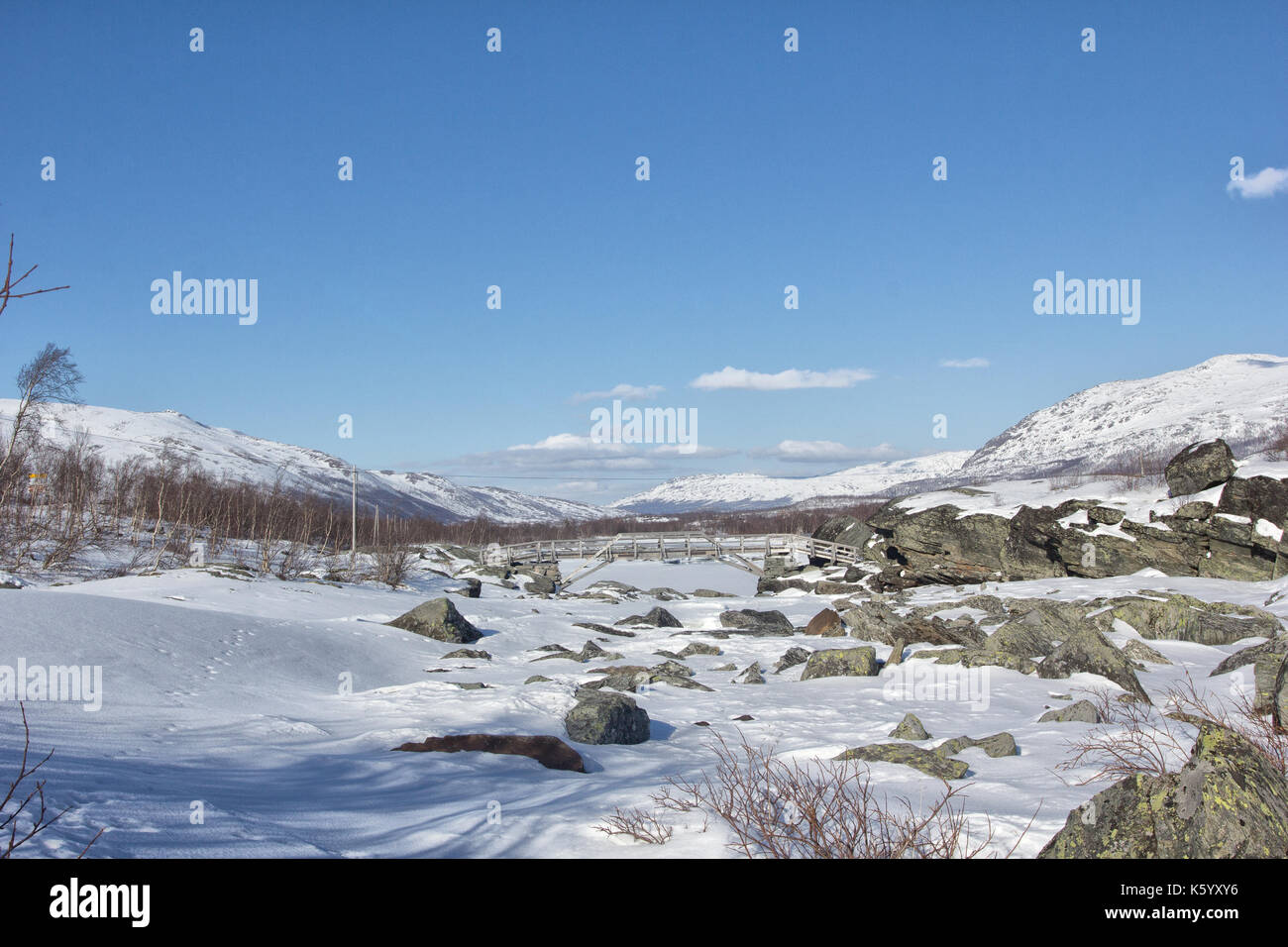 Winter in Jotunheimen National Park in Norway Stock Photo - Alamy