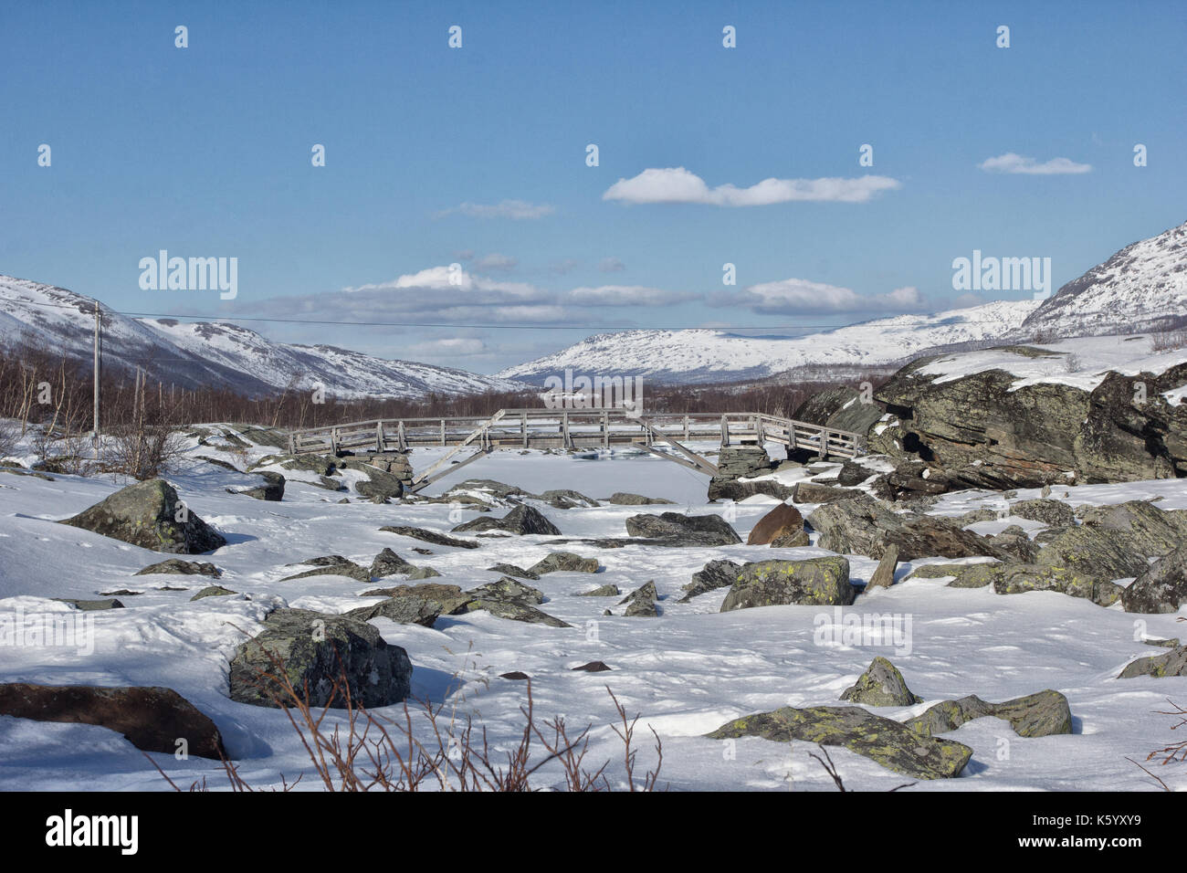 Winter in Jotunheimen National Park in Norway Stock Photo - Alamy