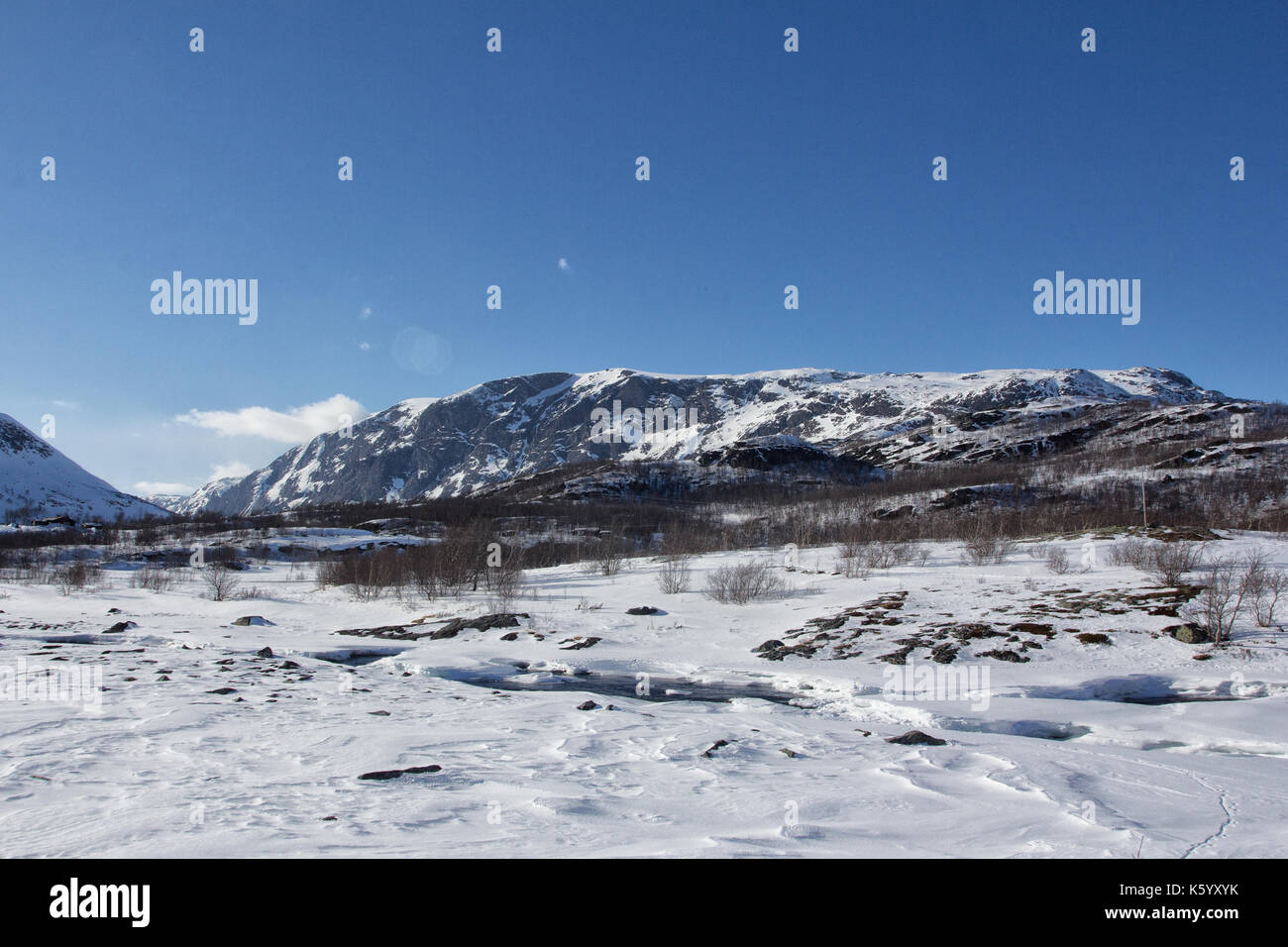 Winter in Jotunheimen National Park in Norway Stock Photo - Alamy
