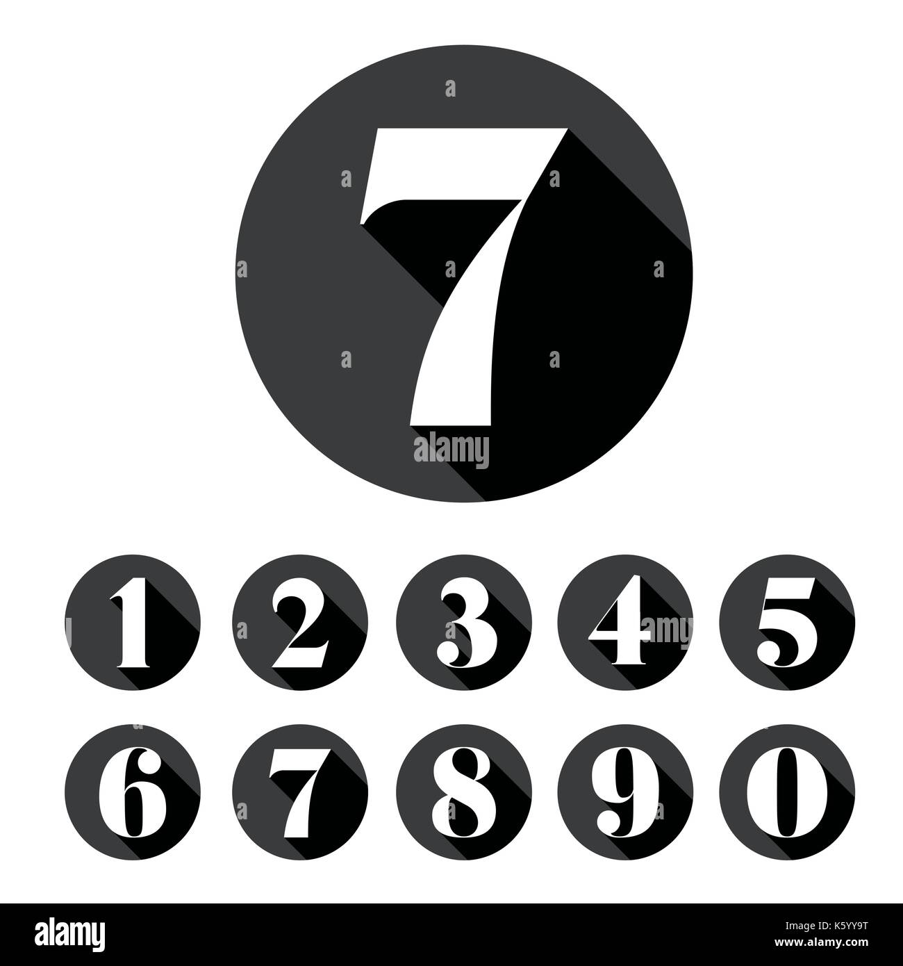 Black number eight Stock Vector Images - Alamy