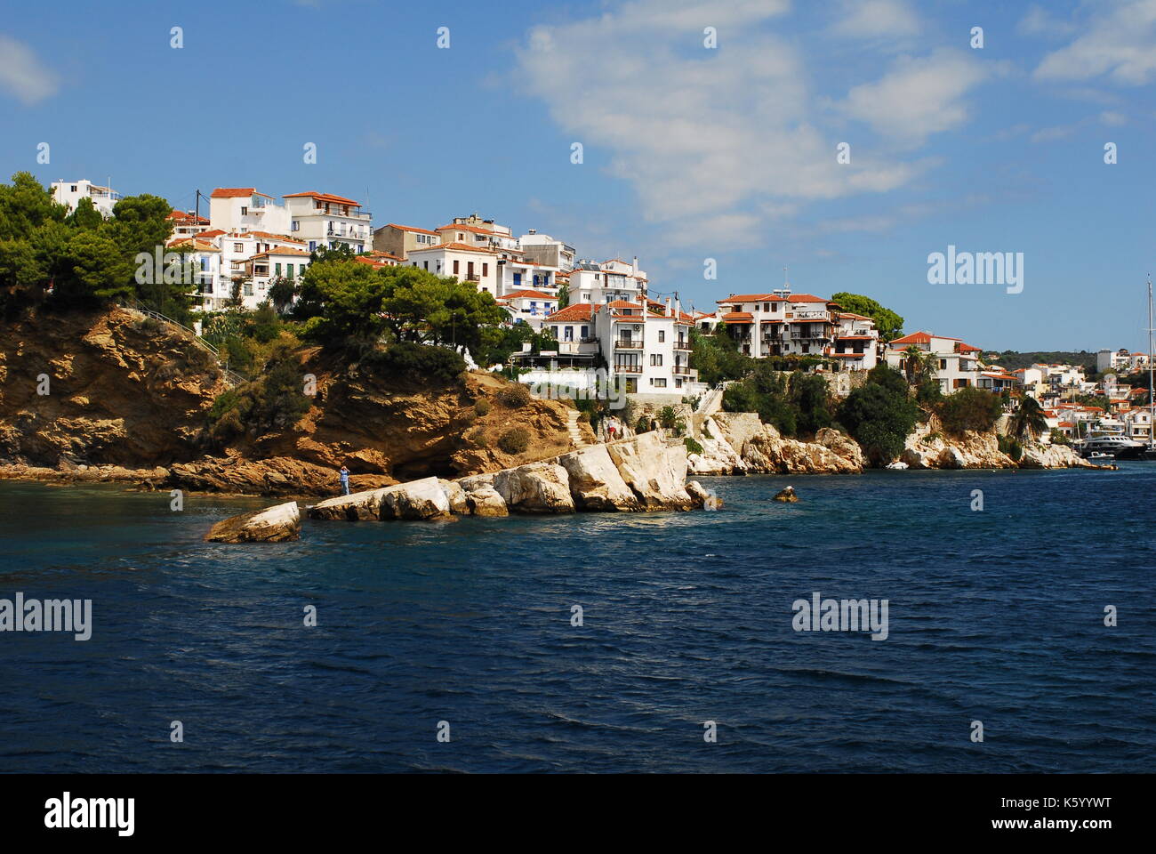 Skiathos town old on greek hi-res stock photography and images - Alamy