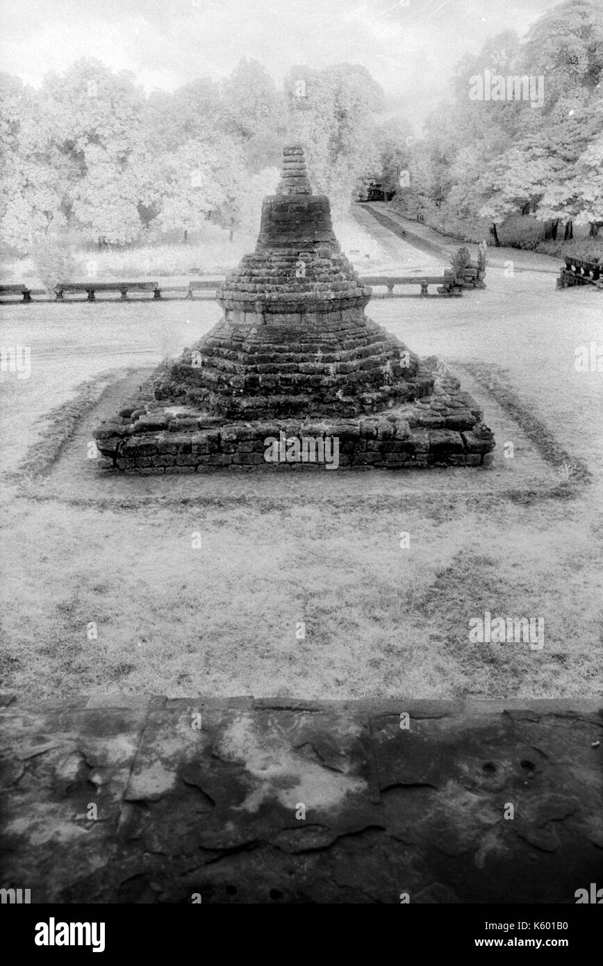 Small stupa to the side of Angkor Wat temple, Cambodia. October 30 ...