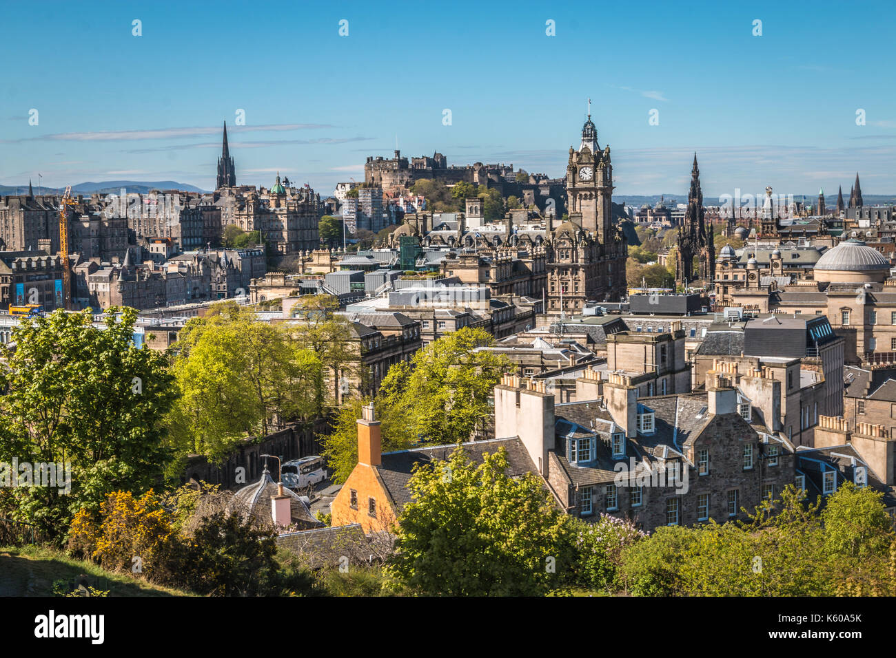 View of Edinburgh Scotland Stock Photo - Alamy