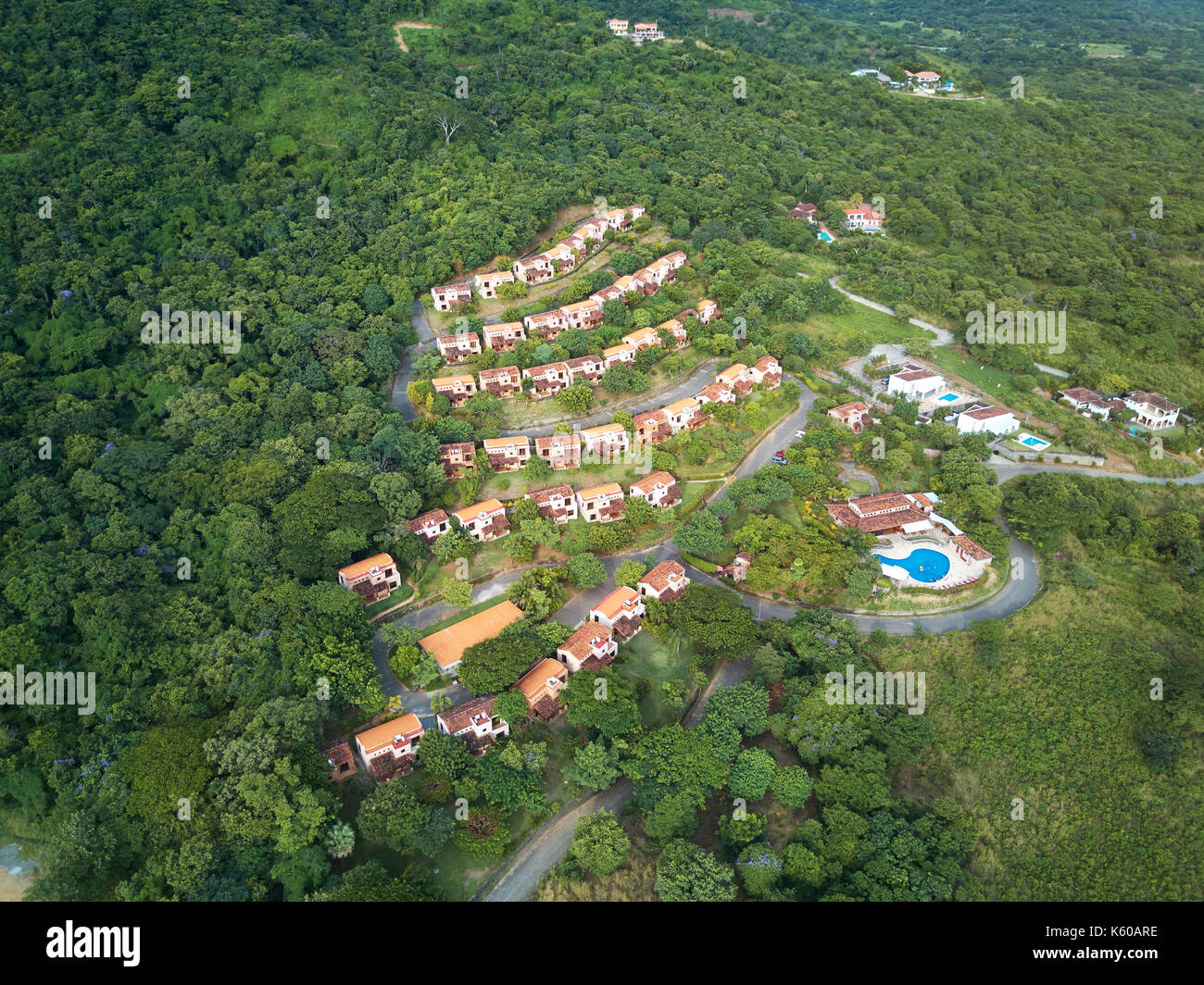 Aerial view on modern city hi-res stock photography and images - Alamy
