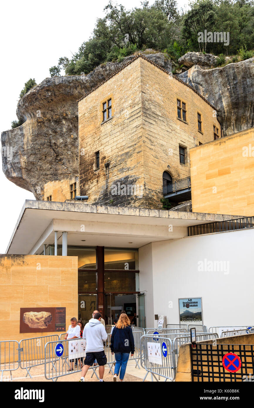 The Museum of Pre-history in Les Eyzies-de-Tayac, Nouvelel Aquitaine ...