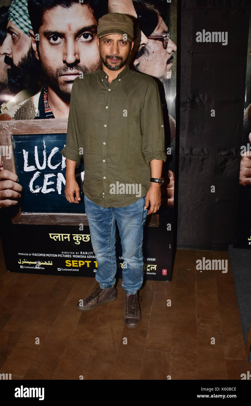 Mumbai, India. 10th Sep, 2017. Indian film Actor Deepak Dobriyal pose ...